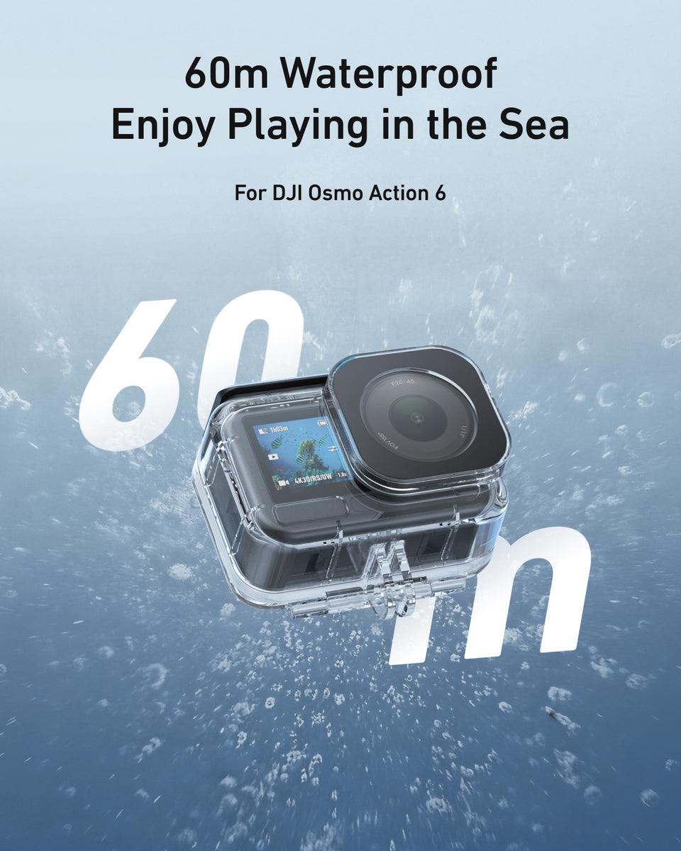 60m Waterproof Case for DJI Osmo Action 6 | Dive Deep, Shoot Clear ...