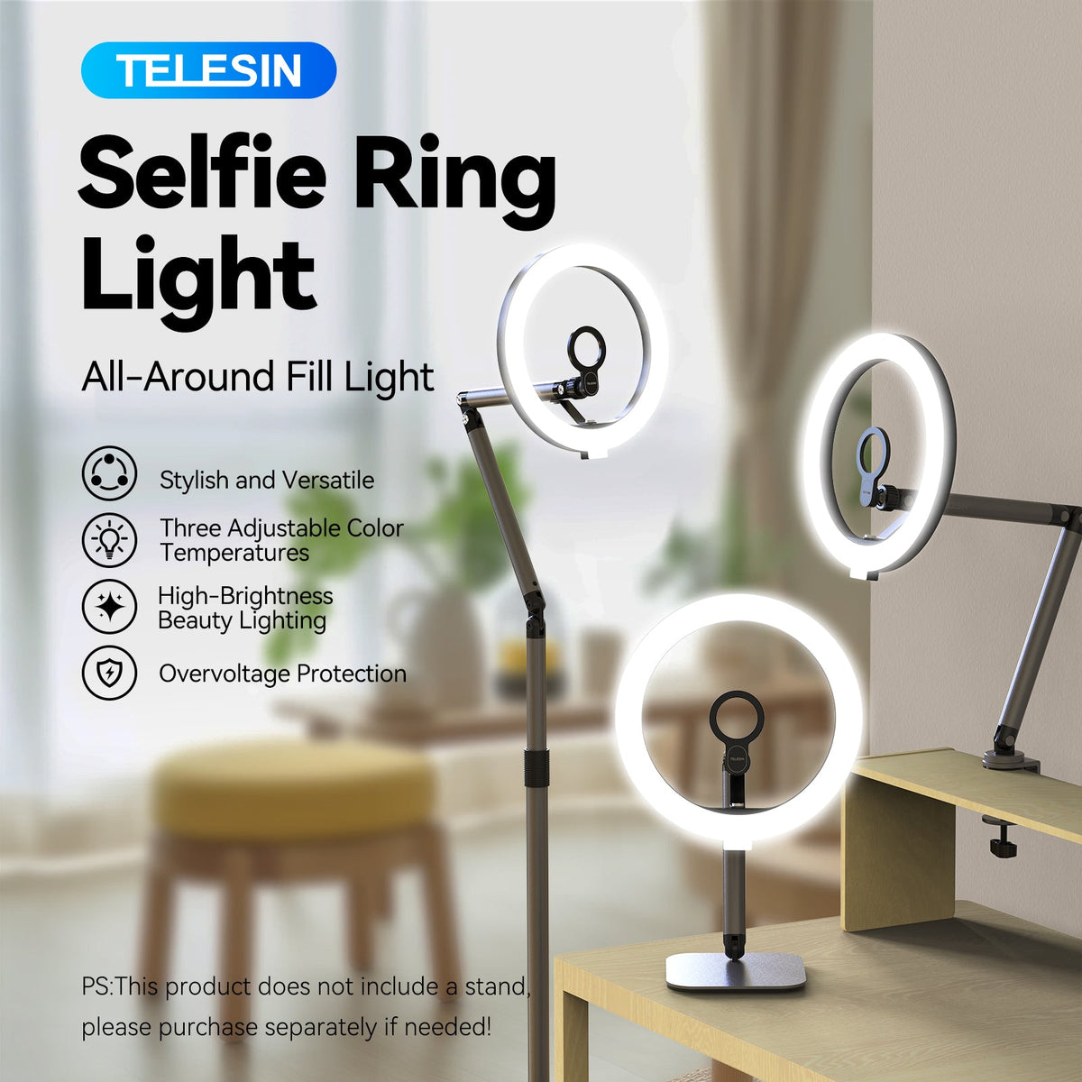 TELESIN Selfie Ring Light – telesinstore