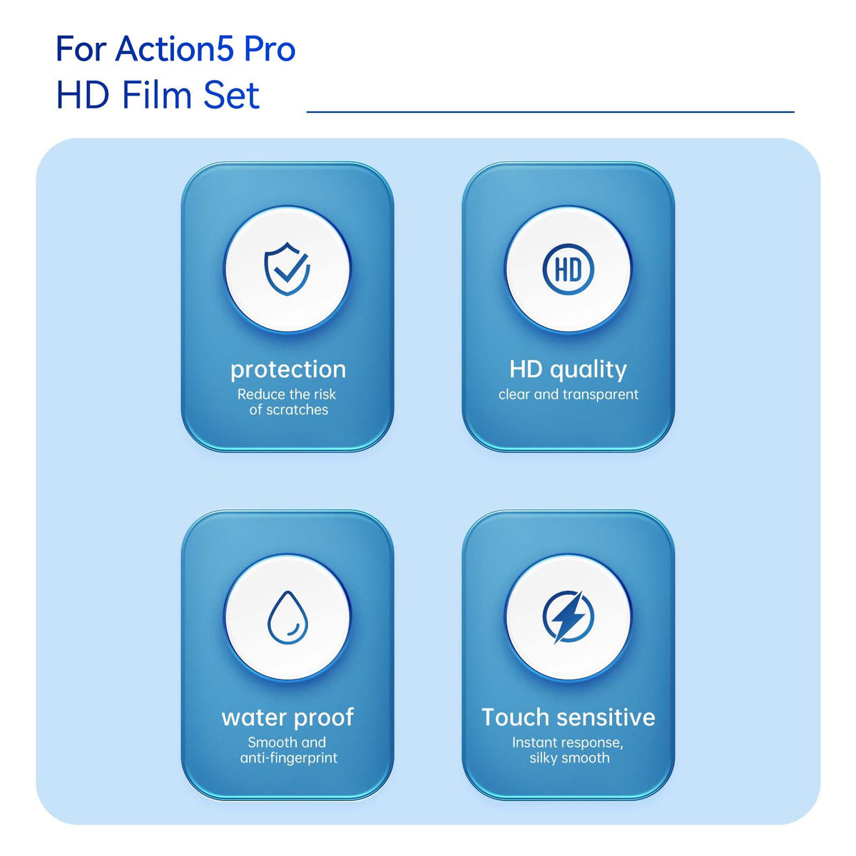 TELESIN HD Film Set for Action5 Pro – telesinstore