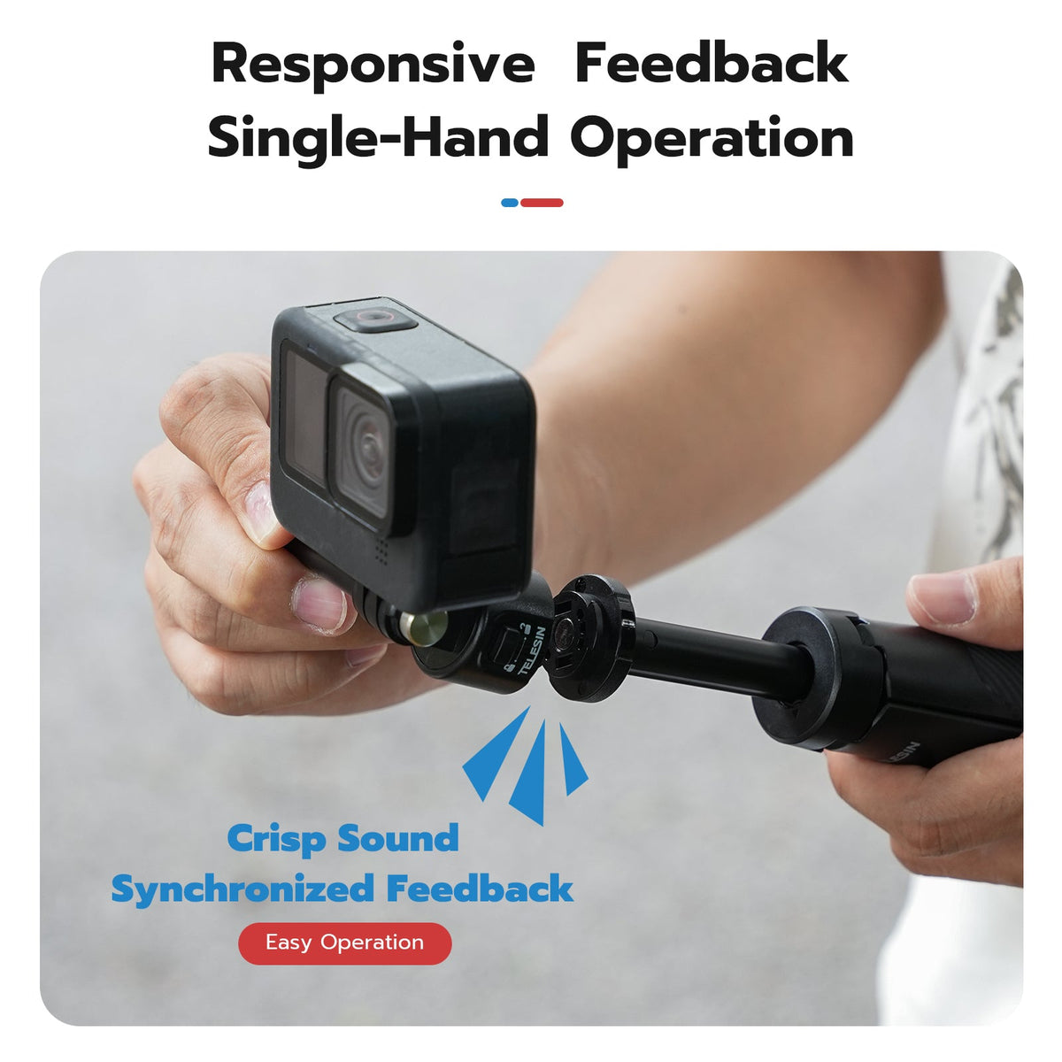 Telesin Mini Quick Release Selfie Stick – telesinstore