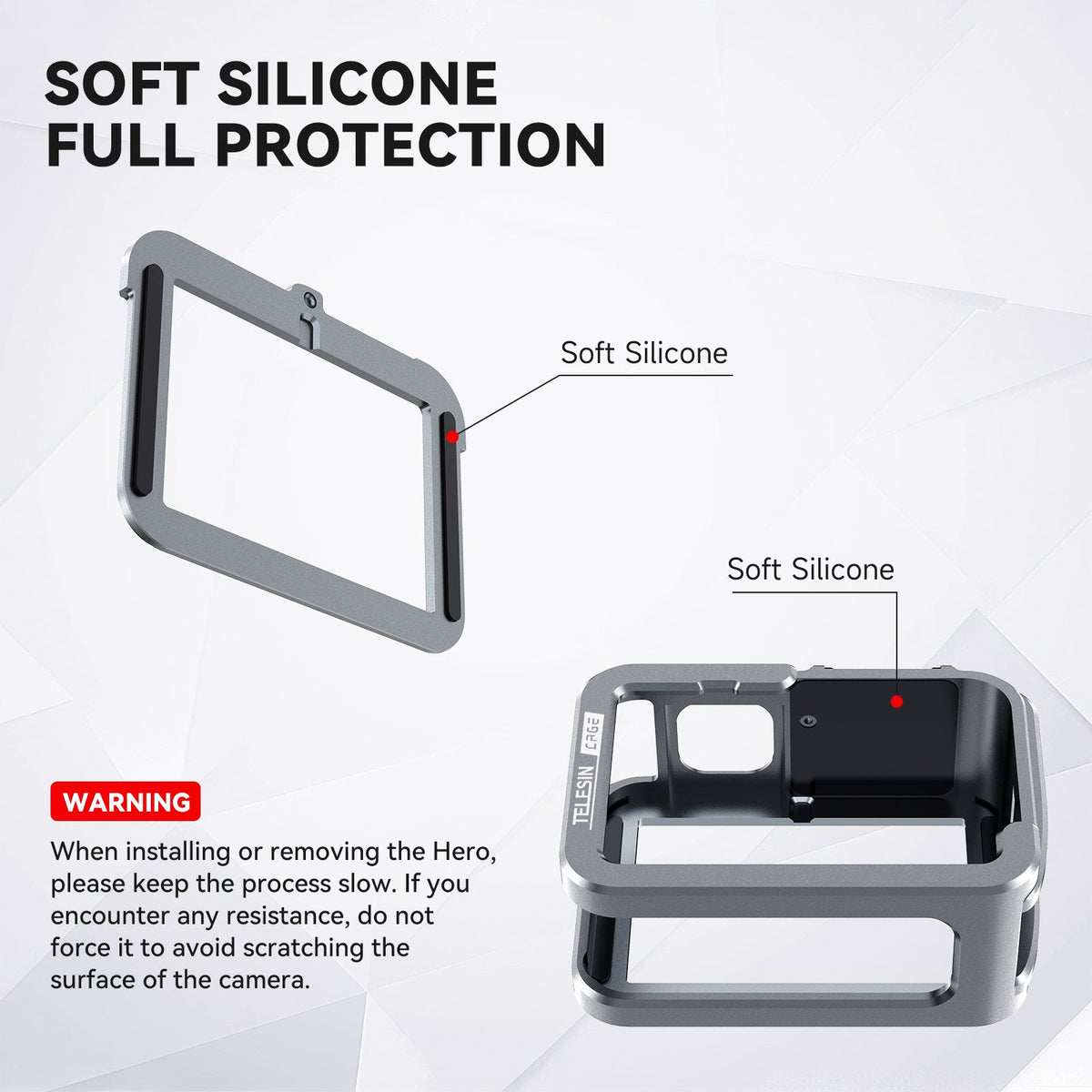 Telesin full cage protection for gopro Hero 13-9 – telesinstore