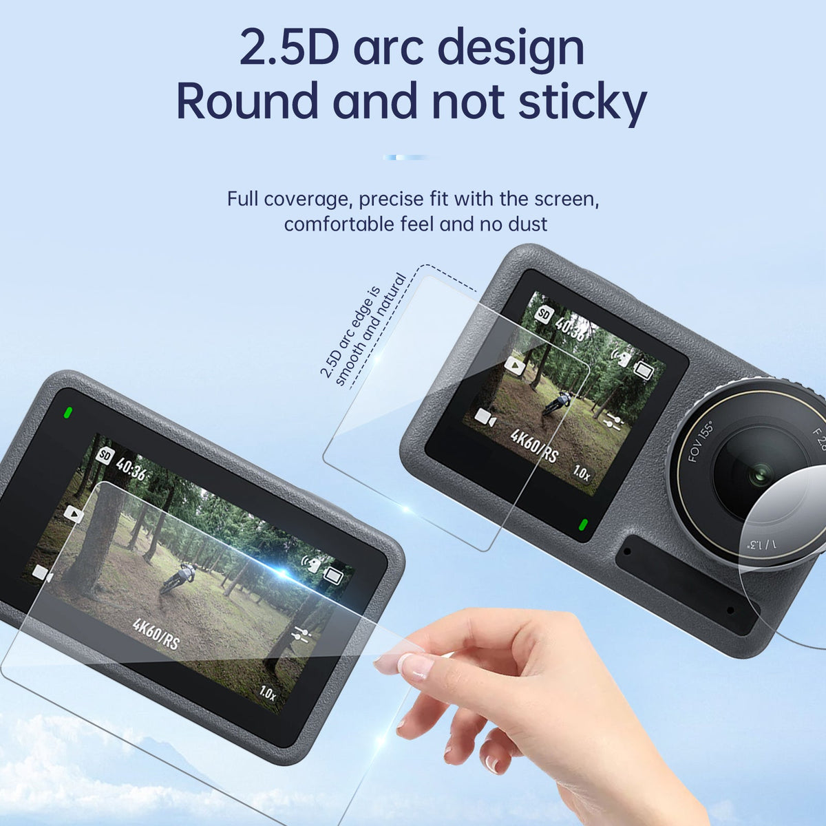 Telesin For Action5 ProTempered Film Set – telesinstore