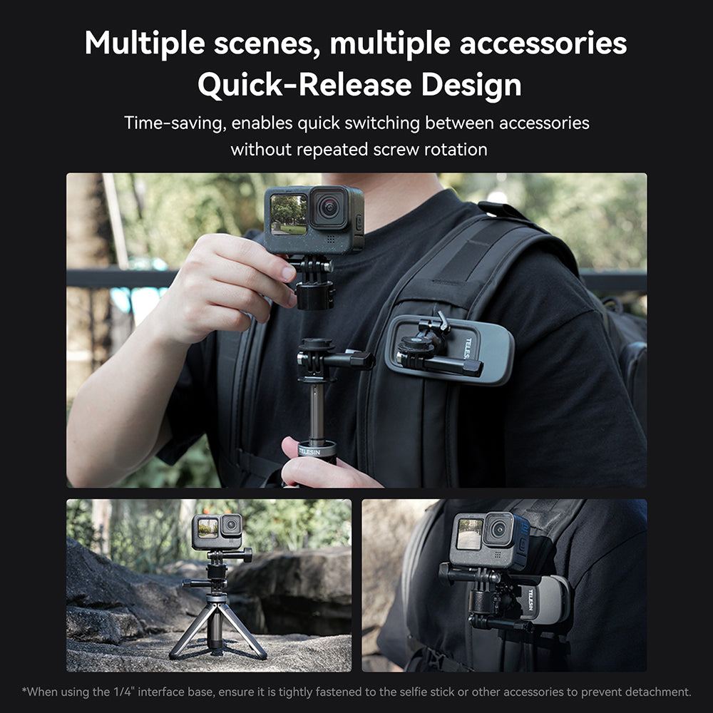 TELESIN Magnetic Quick Release Adapter Set – telesinstore