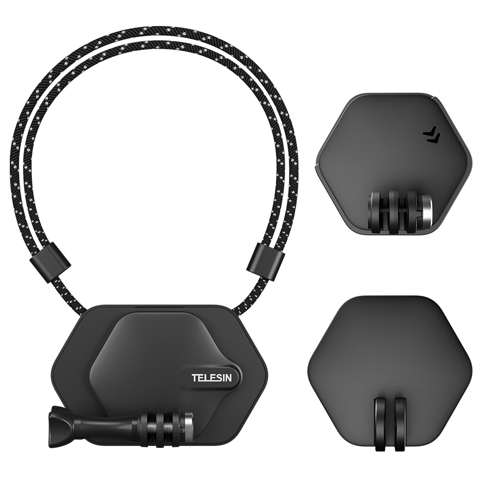TELESIN Magnetic Bracket Expansion Set (Neck Mount/Quick Release ...